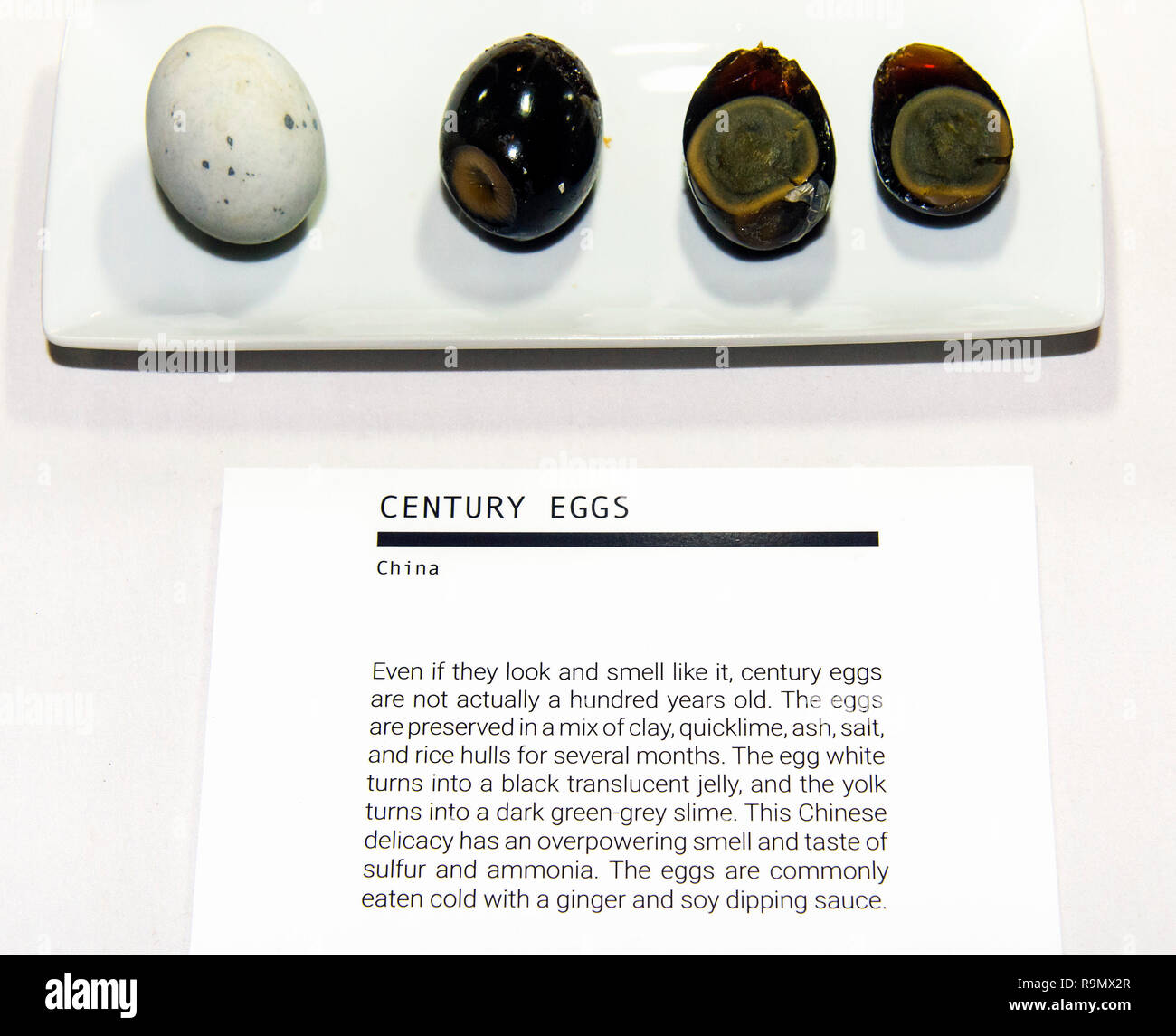 Los Angeles, California, USA. 26th Dec, 2018. Century eggs from China ...