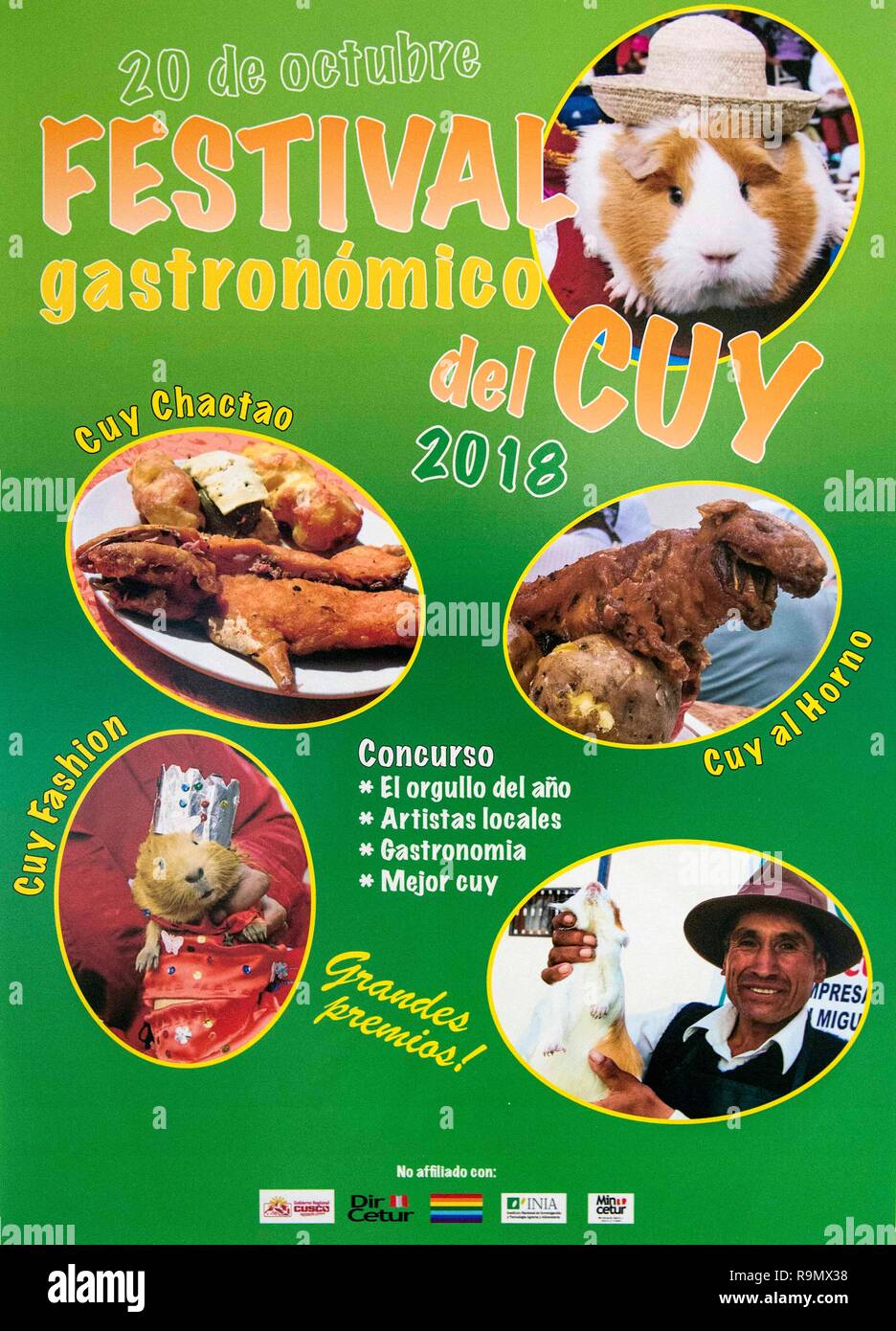 Los Angeles, California, USA. 26th Dec, 2018. A poster for a guinea pig ...