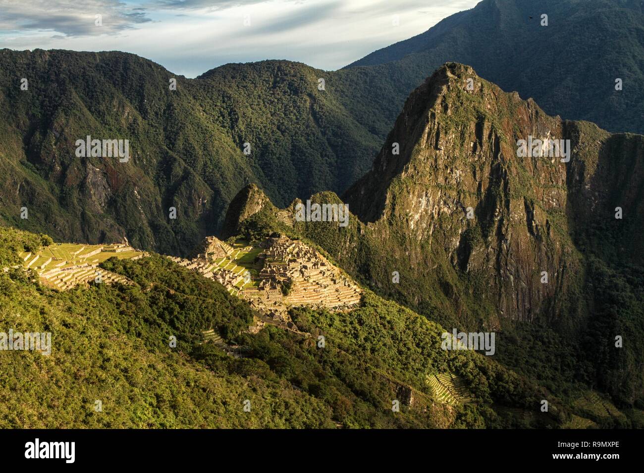 Machu Picchu, Peru. The ancient Inca city, located on Peru at the ...