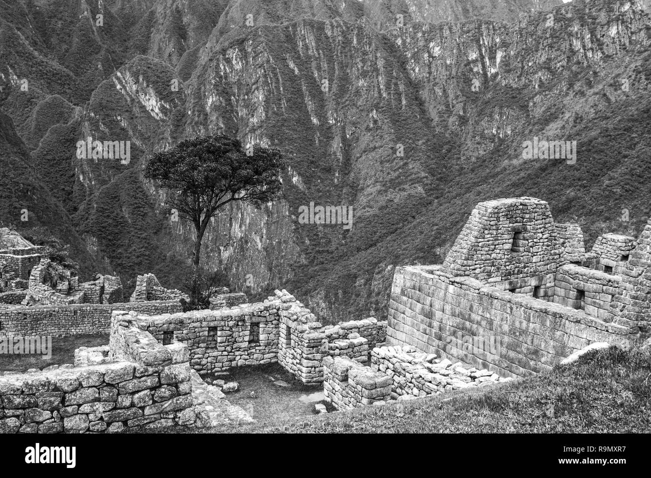 Machu Picchu, Peru. The ancient Inca city, located on Peru at the ...