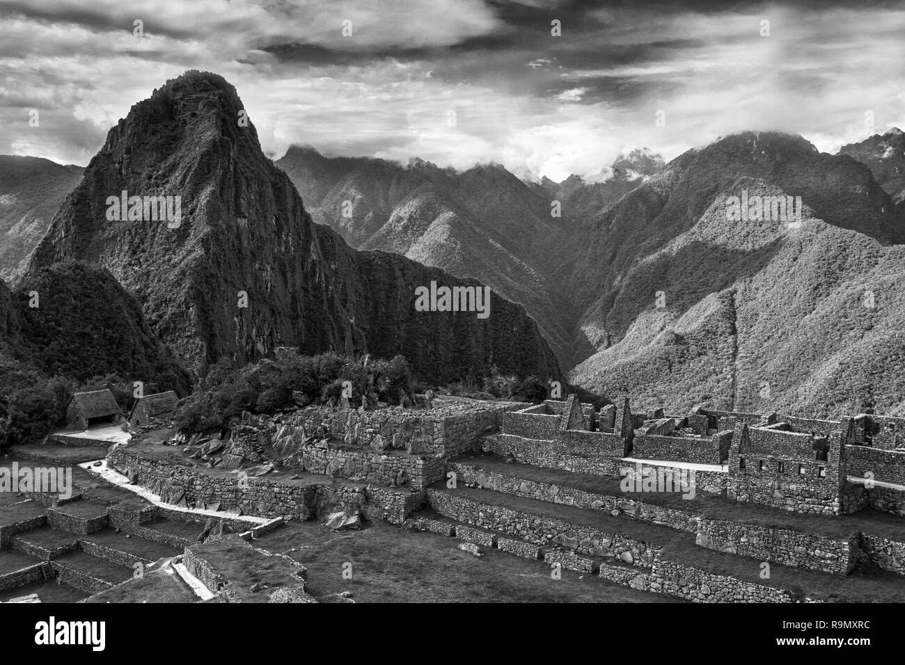 Machu Picchu, Peru. The ancient Inca city, located on Peru at the ...