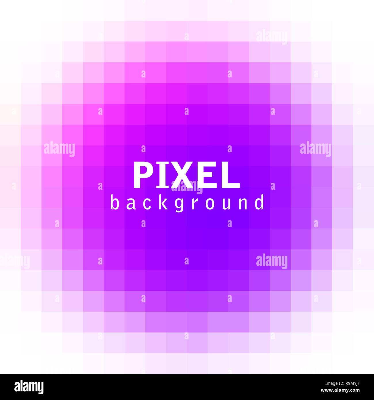 Abstract pixel purple cubic background, vector illustration Stock ...
