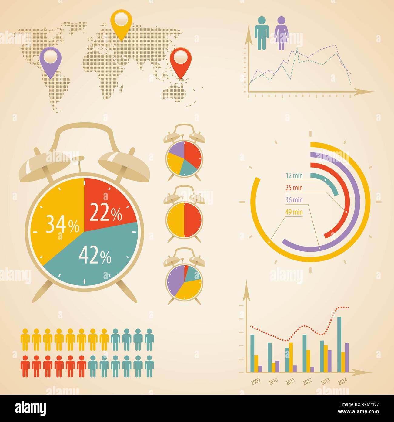 Time optimization vector vectors hi-res stock photography and images ...
