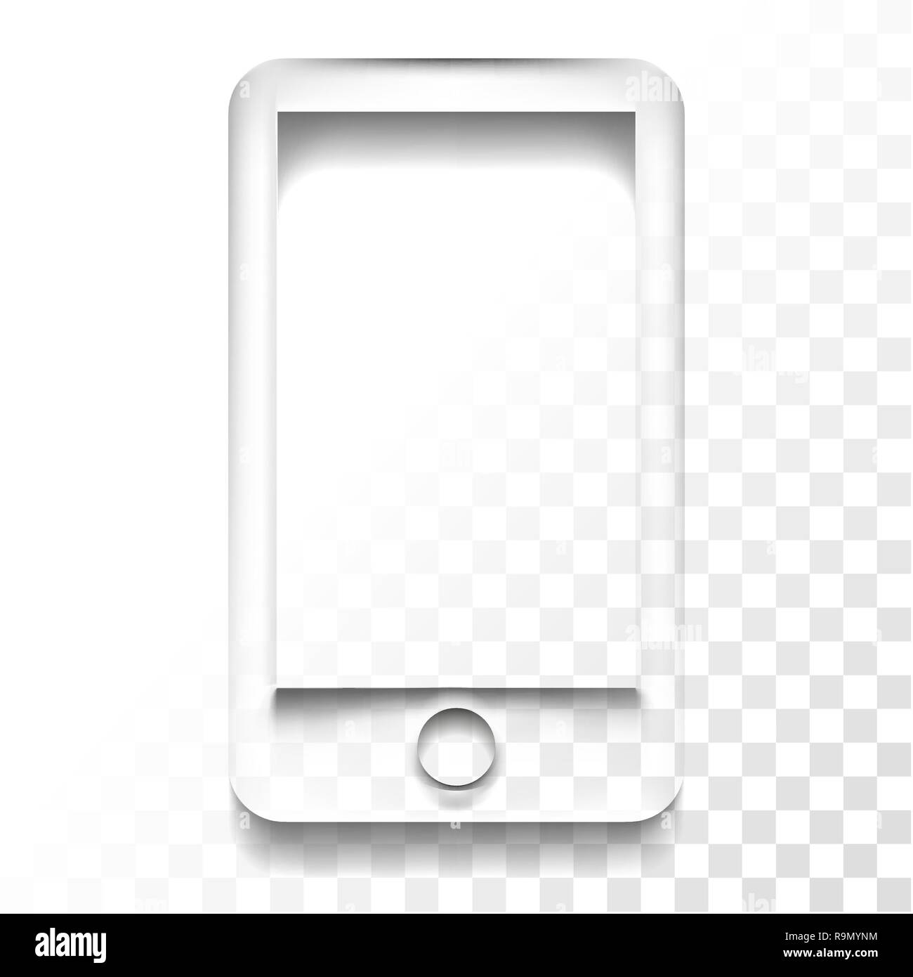 Transparent isolated mobile symbol icon, vector illustration Stock ...