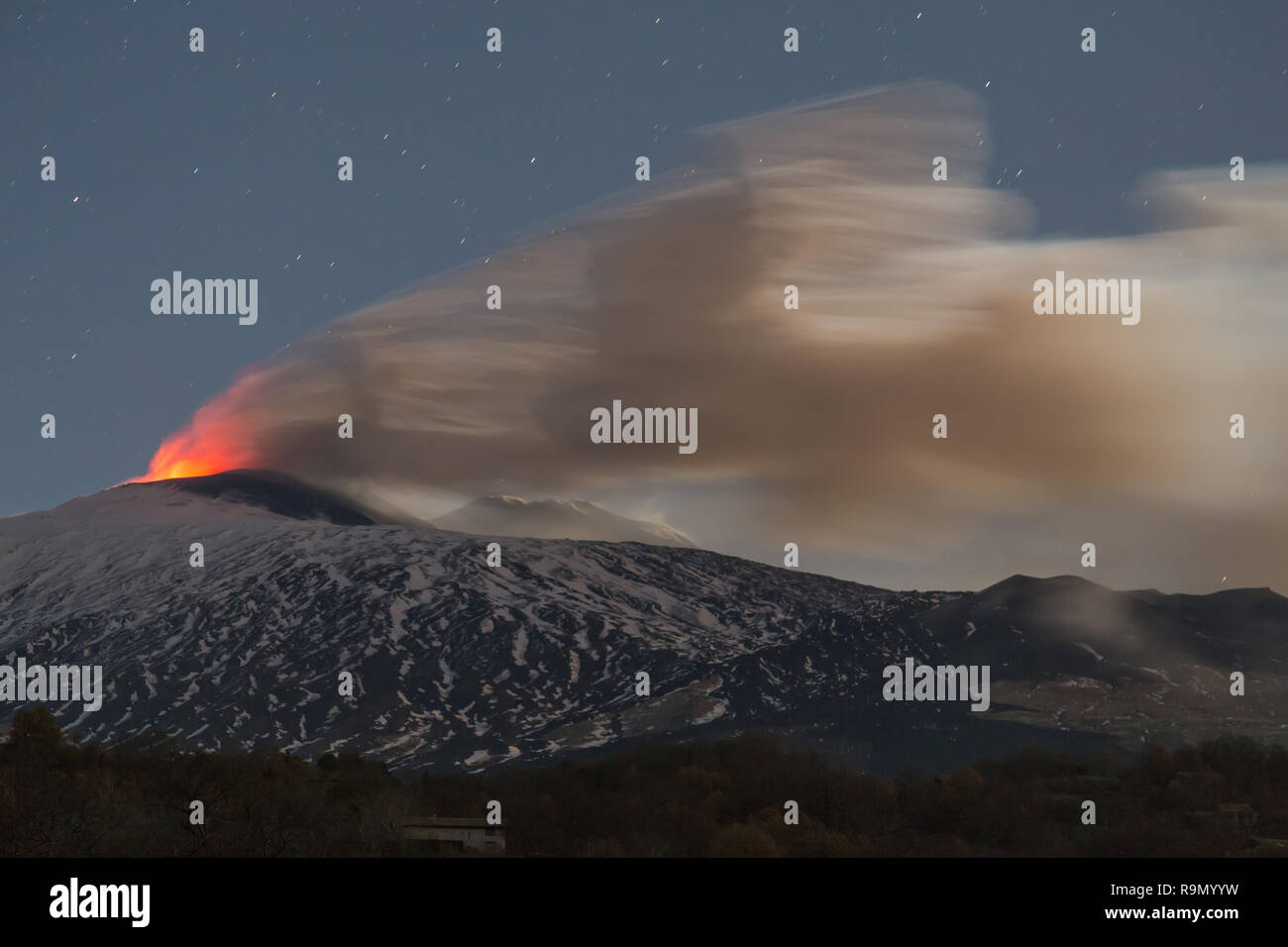Catania, Sicily, Italy. 26th December, 2018. Europe's most active ...