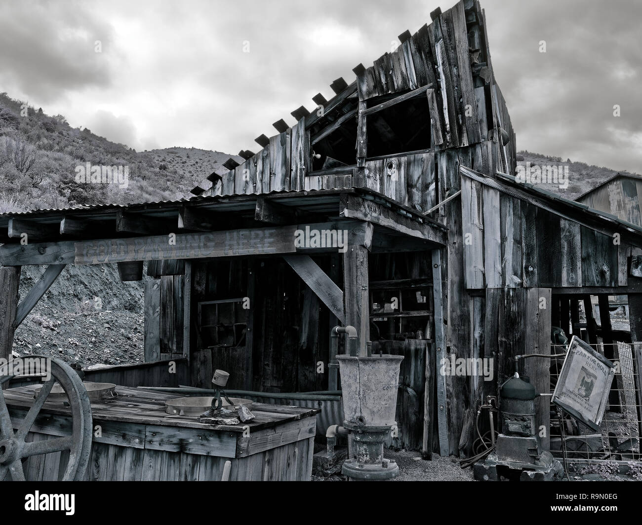 Ghost Town Building Jerome Stock Photo - Alamy