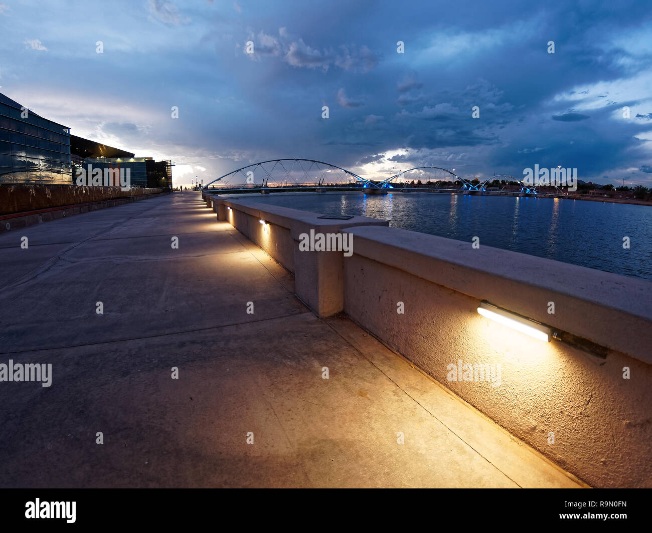 Tempe Town Lake at Dusk Stock Photo - Alamy