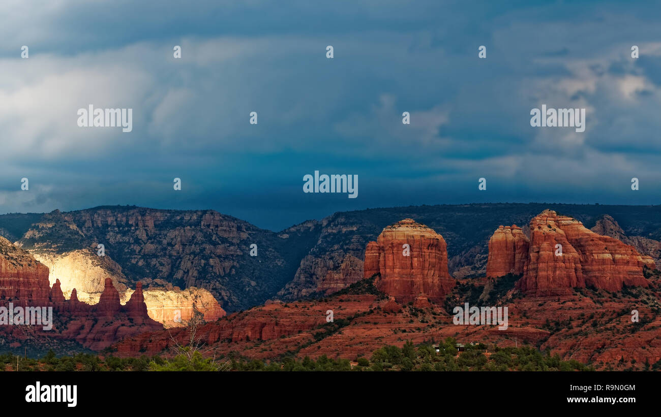 Cathedral Rock Sunset Sedona Arizona Stock Photo - Alamy