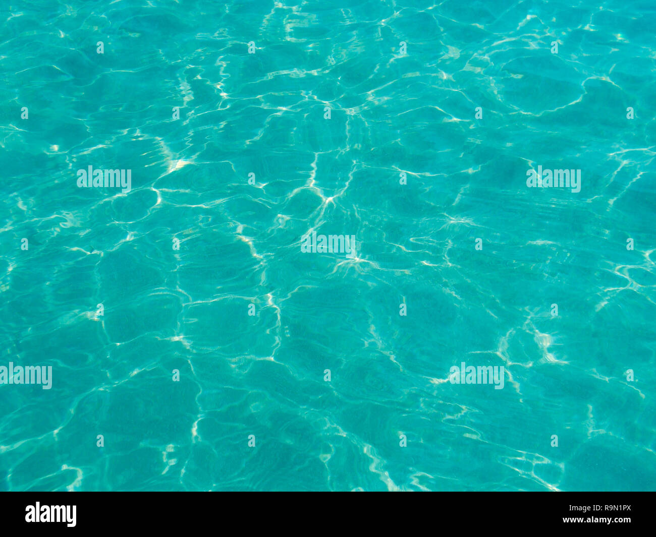 Water reflections at the sea. Underwater photography. Summertime ...
