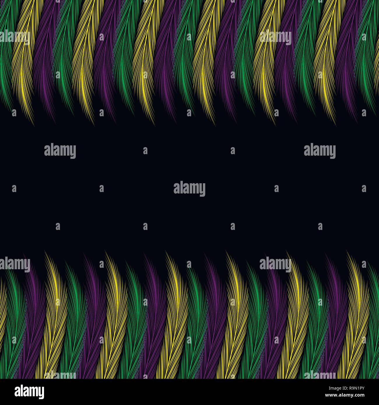 Mardi gras. Shrove Tuesday. Fat Tuesday. Template for invitation ...