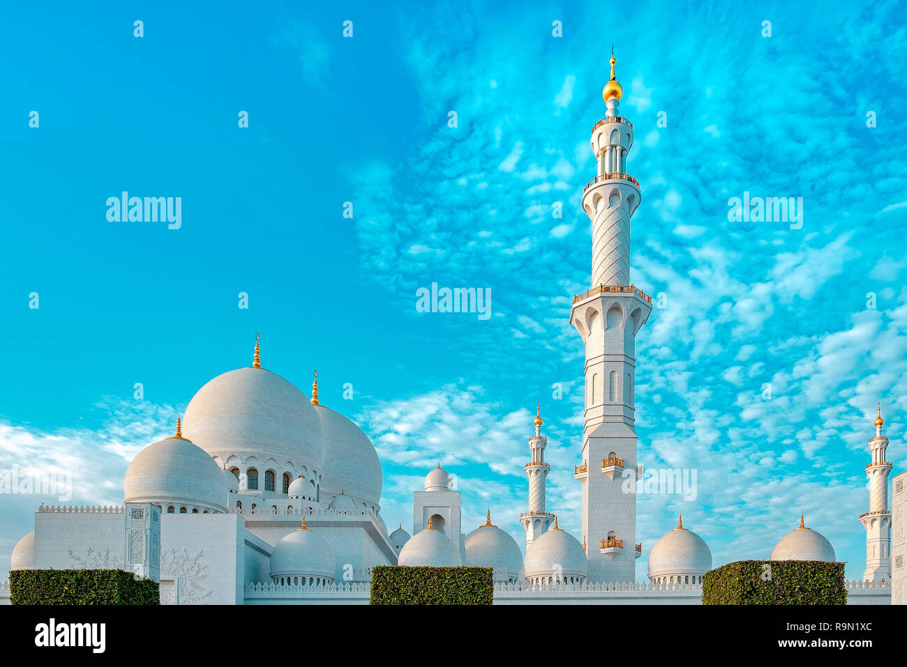 Exterior photo of the sheikh zayed mosque with it's beautiful ...