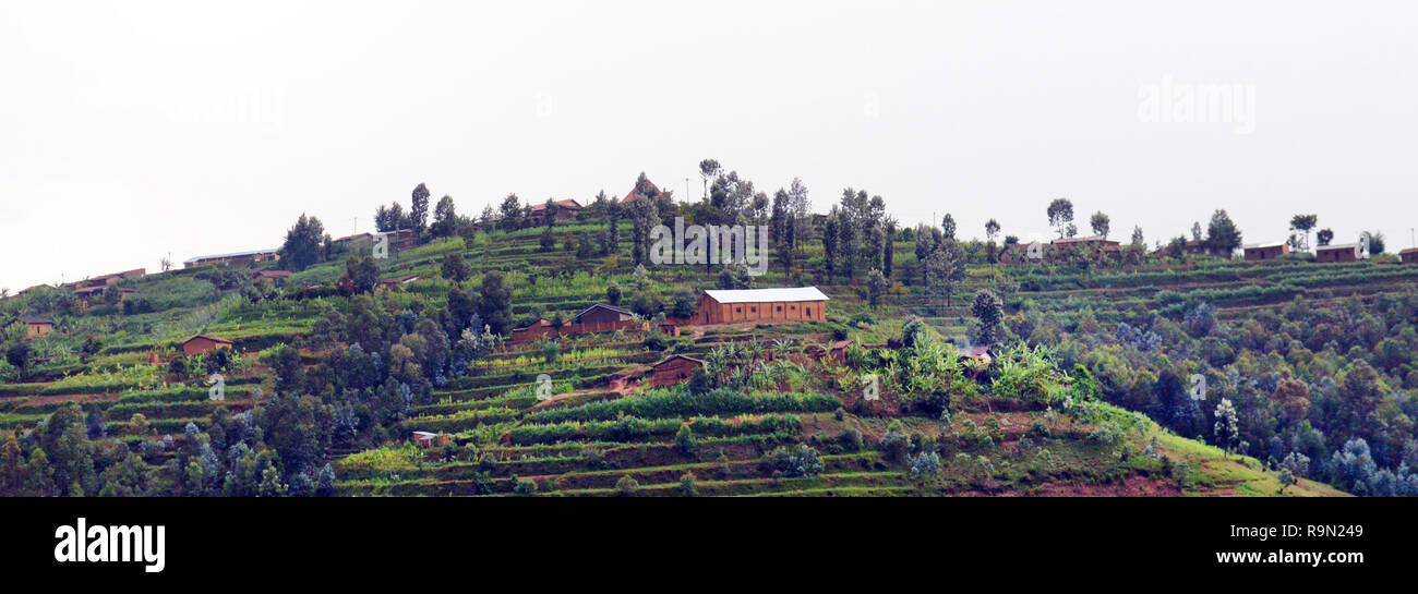 Rural landscapes of Rwanda Stock Photo - Alamy