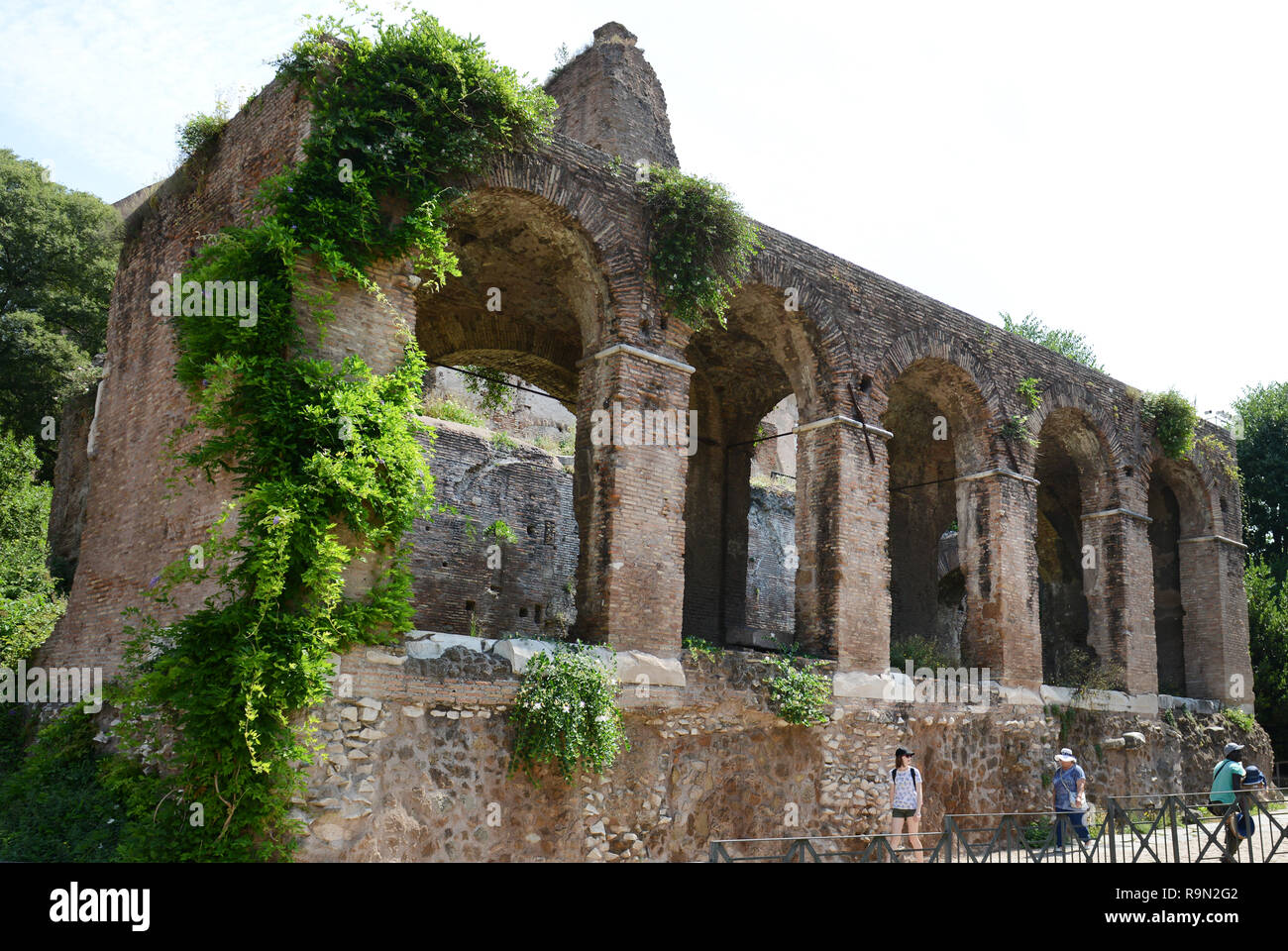 The Roman Forum was the heart of the city of ancient Rome Stock Photo ...