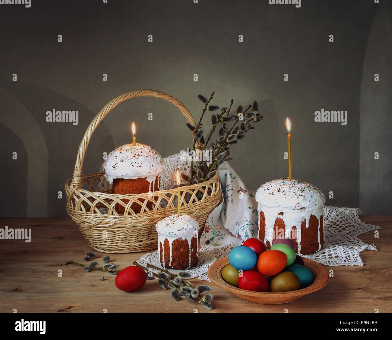Easter still life Stock Photo - Alamy
