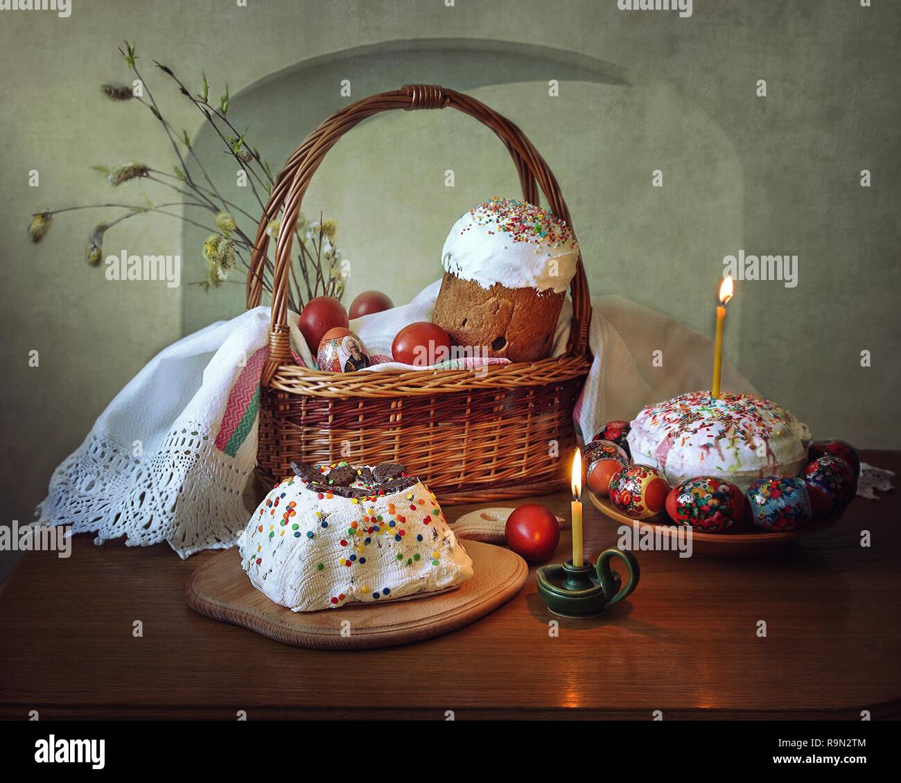 Easter still life Stock Photo - Alamy