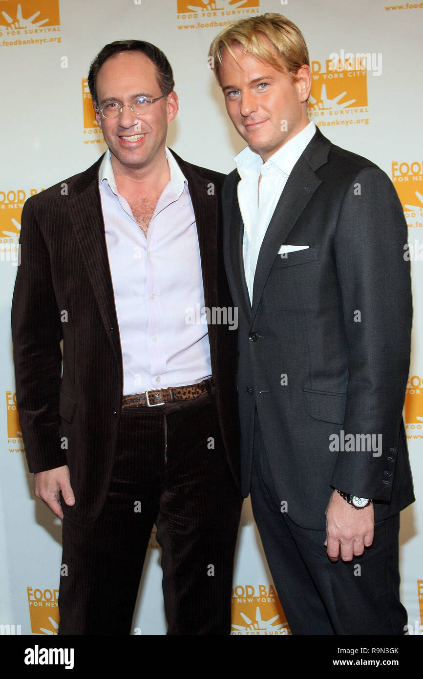 New York, NY / USA - April 21, 2009: Andrew Safir, Daniel Benedict at ...