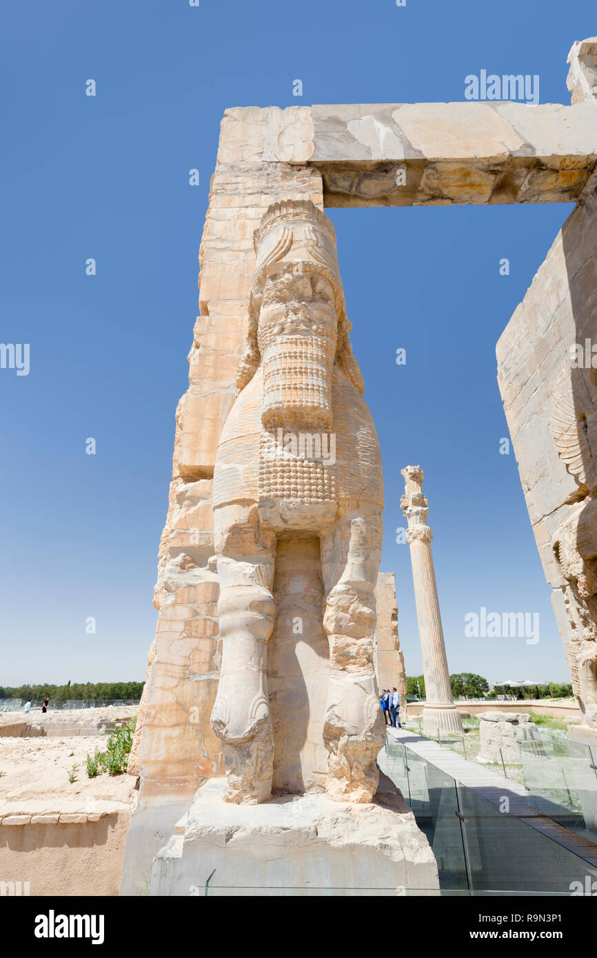 The gate of all nations, Persepolis, Iran Stock Photo - Alamy