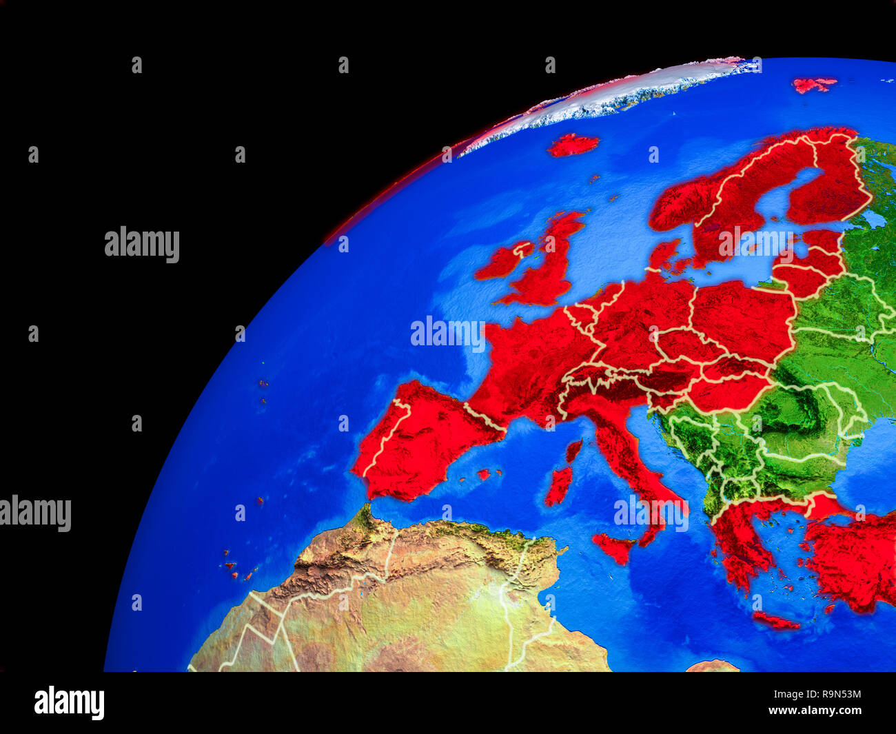 Oecd map hi-res stock photography and images - Alamy