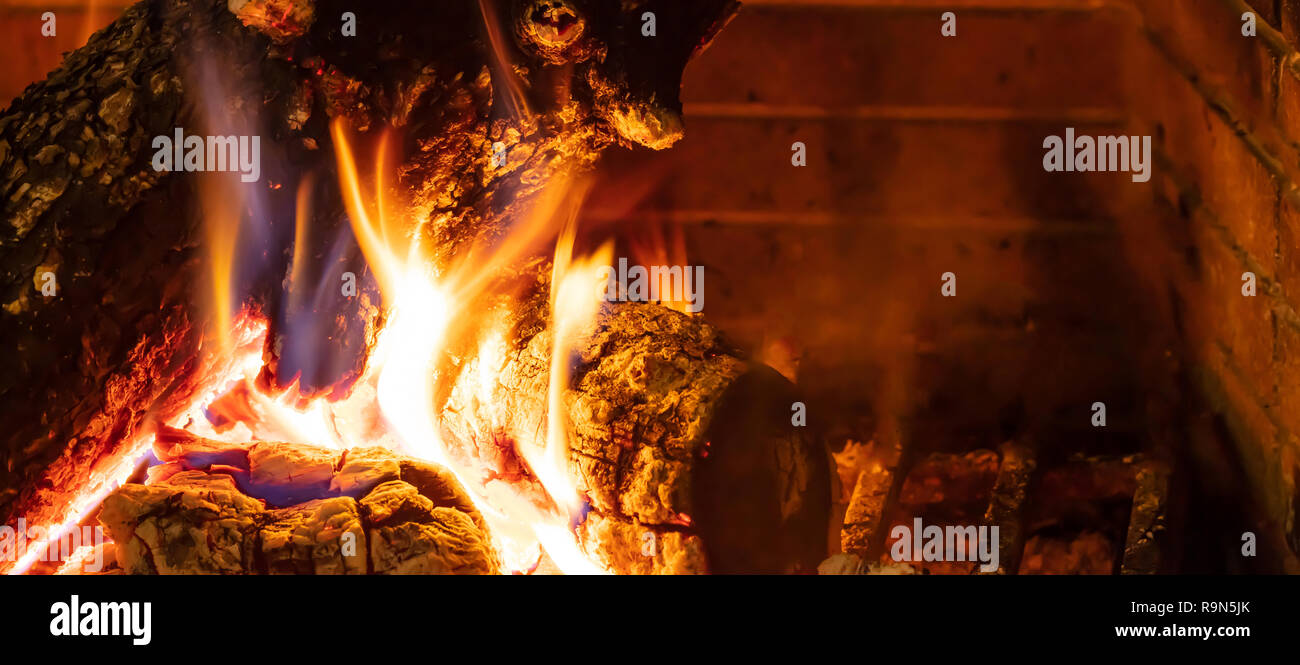 Fire flames banner hi-res stock photography and images - Alamy