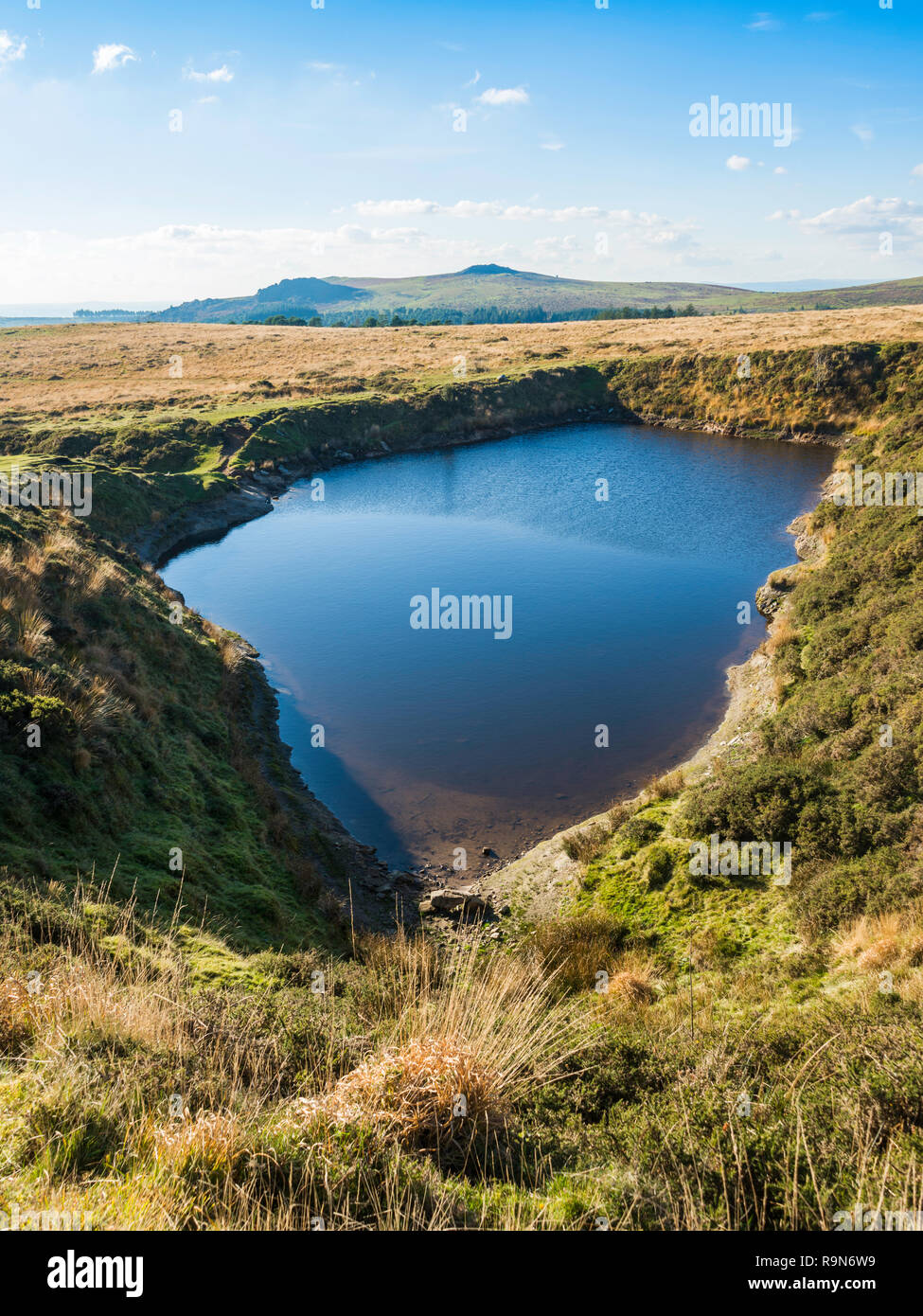 Crazywell Pool is a large pond on the western side of Dartmoor, near ...