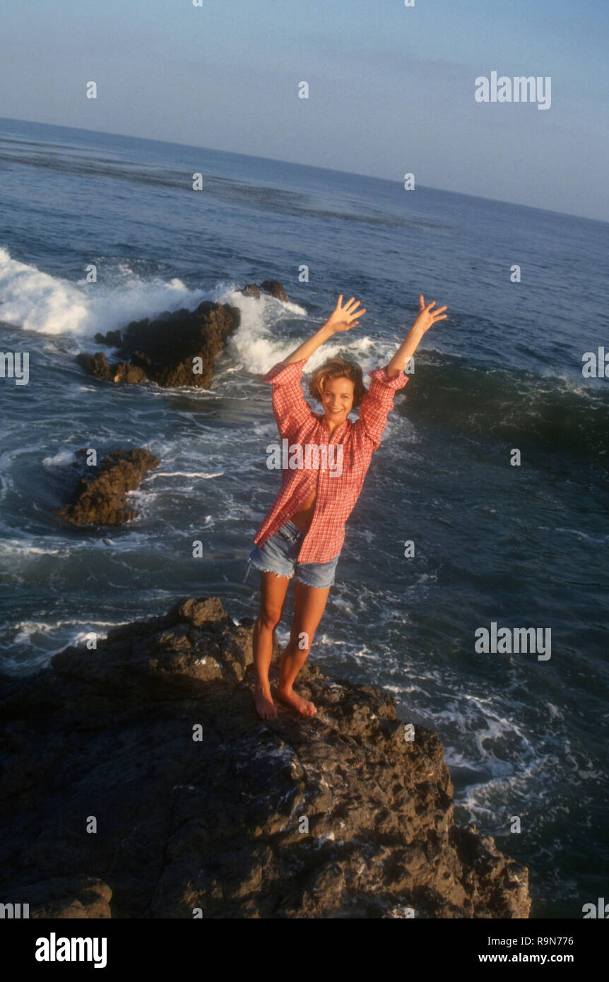MALIBU, CA - JUNE 17: (EXCLUSIVE) Actress Carrington Garland poses at a ...