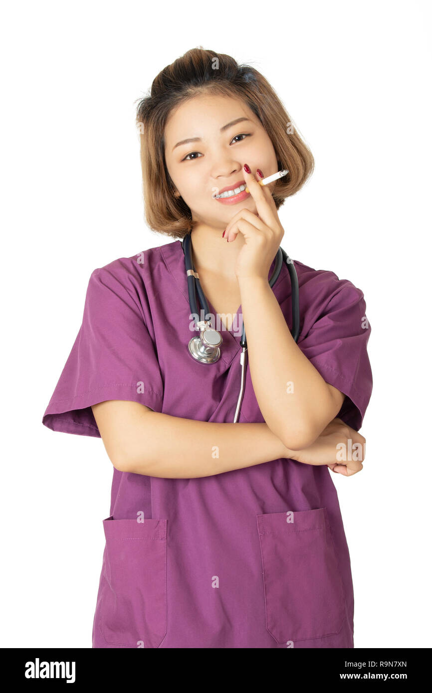 Smoking Nurse Telegraph