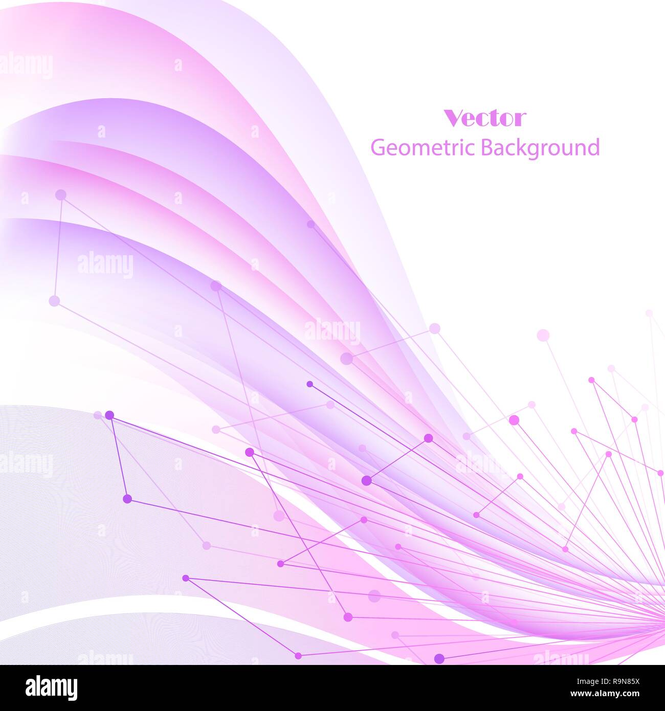 Pink white digital dot technology hi-res stock photography and images ...