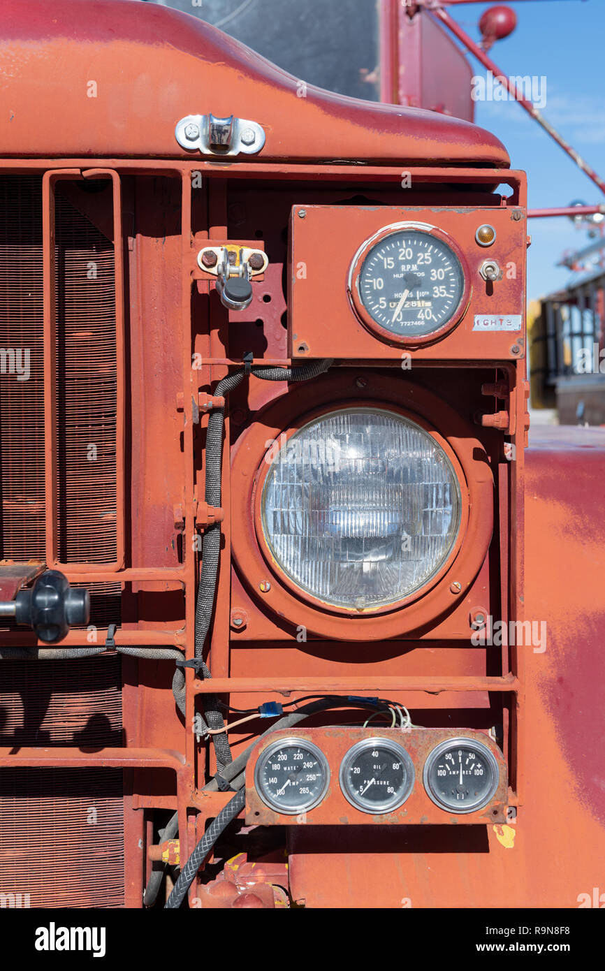 Old fashioned fire hose hi-res stock photography and images - Alamy