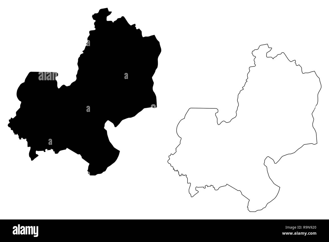 Edo State (Subdivisions of Nigeria, Federated state of Nigeria) map ...