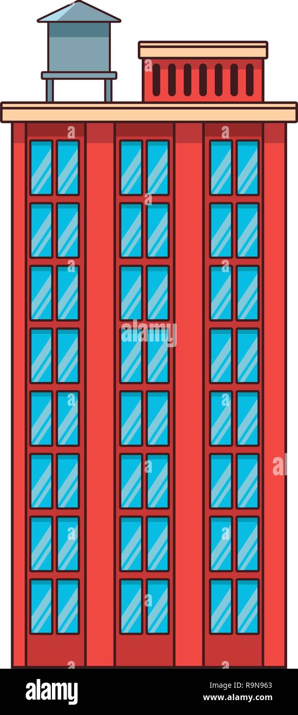 real state building cartoon Stock Vector Image & Art - Alamy