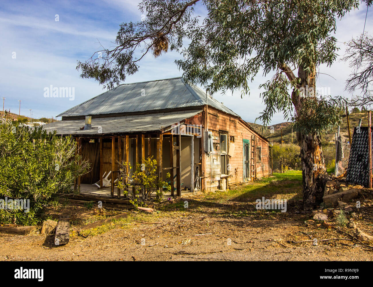 Tin porch roof hi-res stock photography and images - Alamy