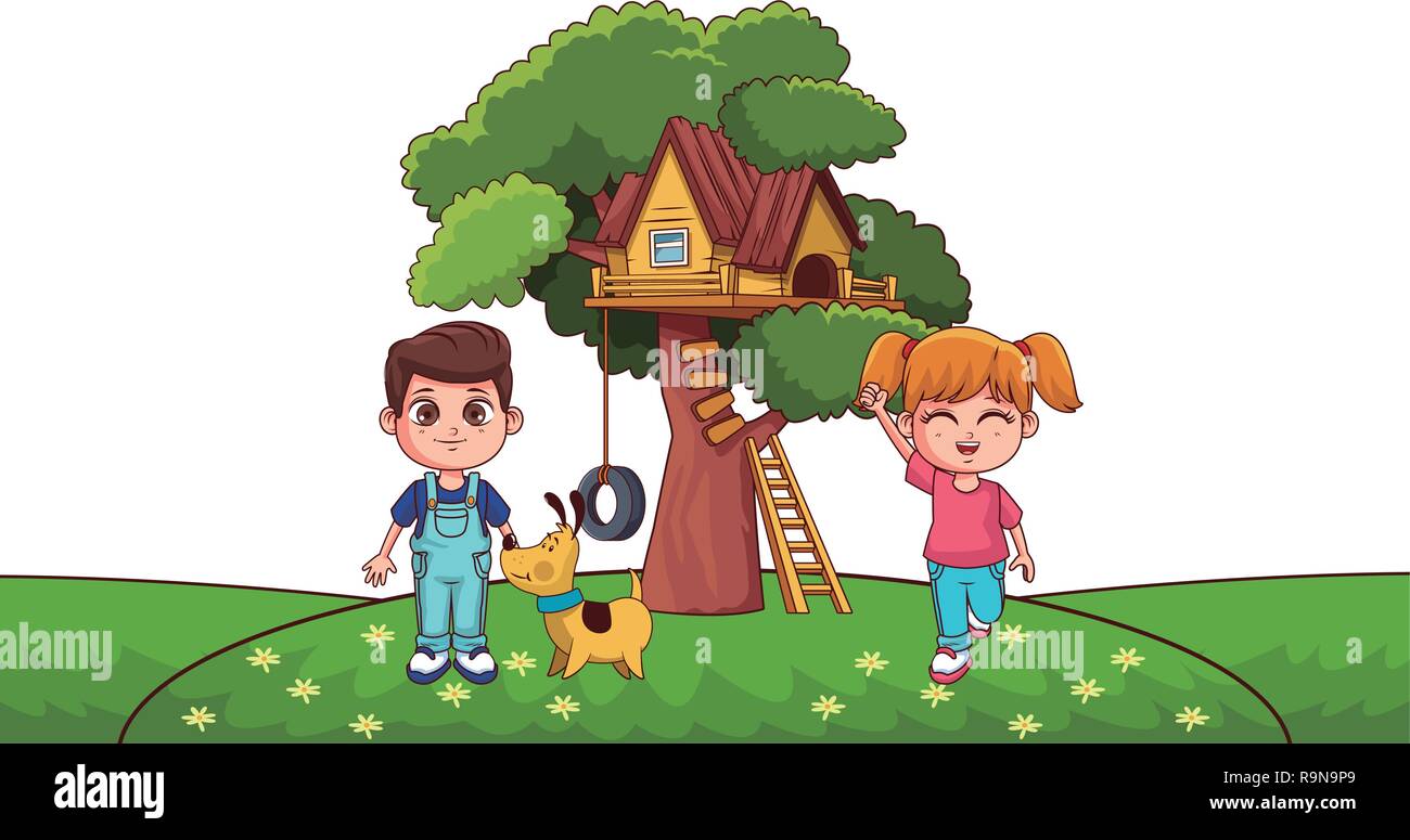 cute children cartoon Stock Vector Image & Art - Alamy