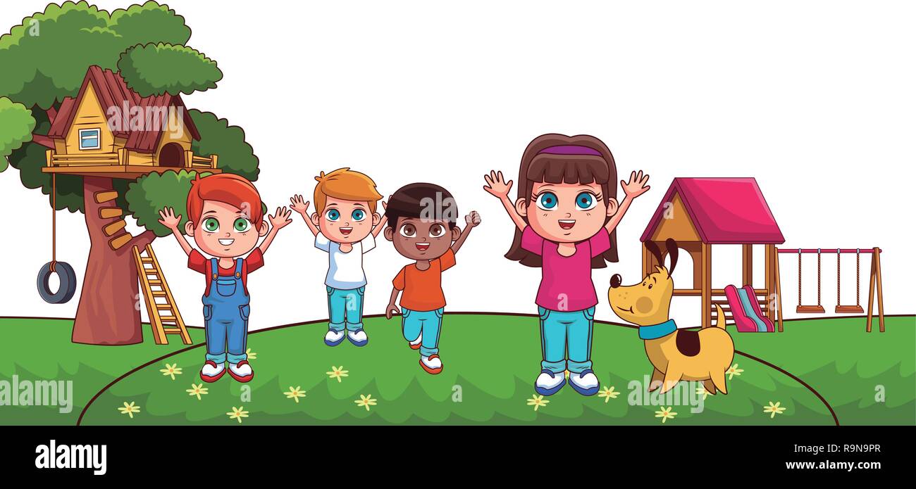 cute children cartoon Stock Vector Image & Art - Alamy