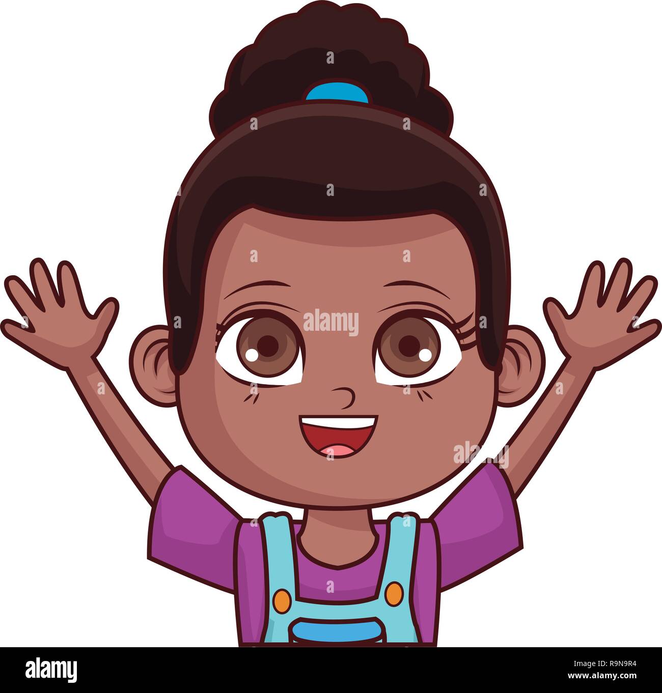 cute girl cartoon Stock Vector Image & Art - Alamy