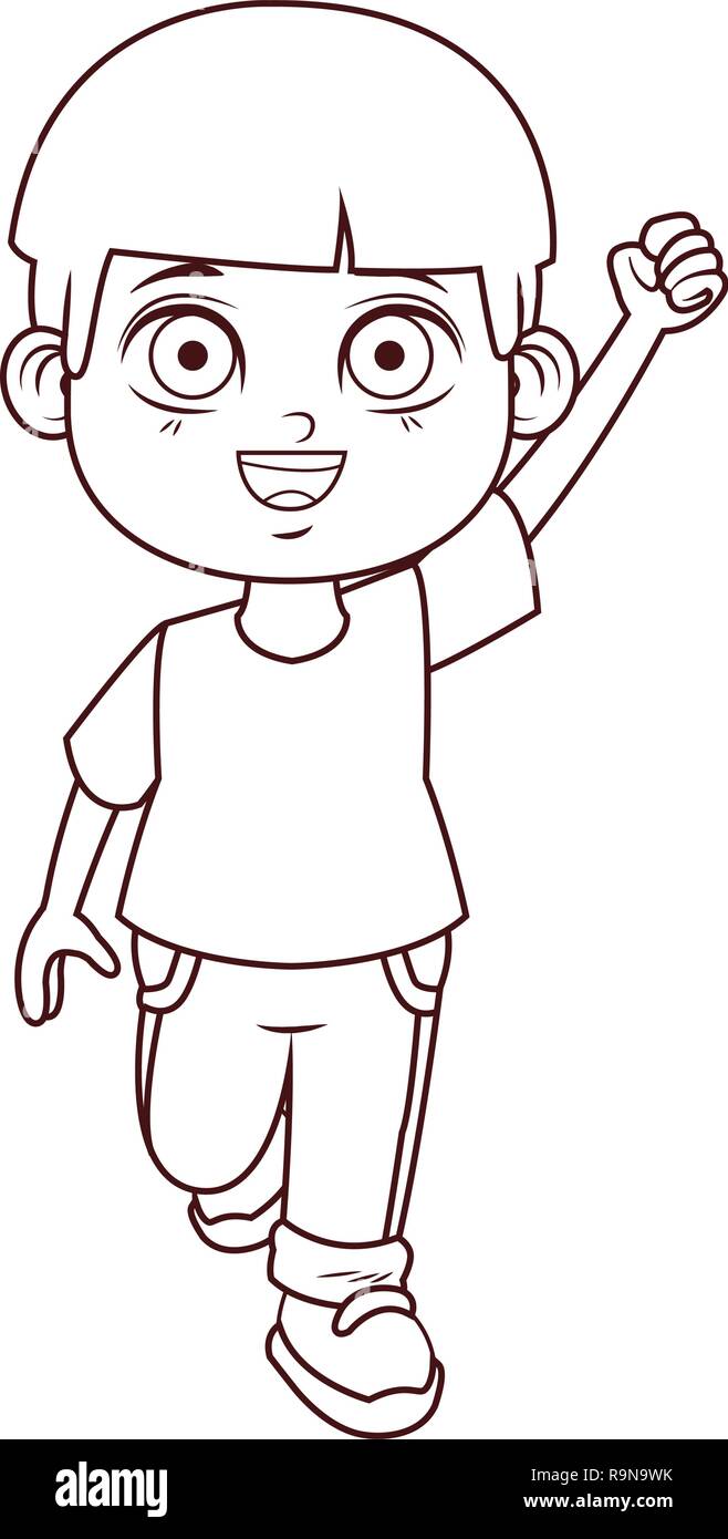 cute child cartoon Stock Vector Image & Art - Alamy