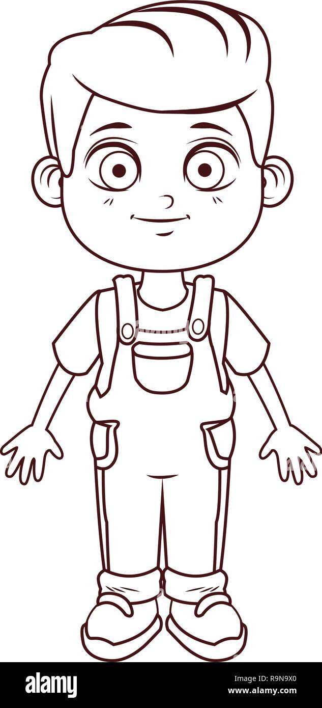 cute child cartoon Stock Vector Image & Art - Alamy