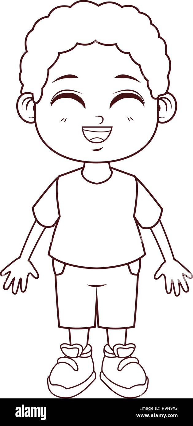 cute child cartoon Stock Vector Image & Art - Alamy