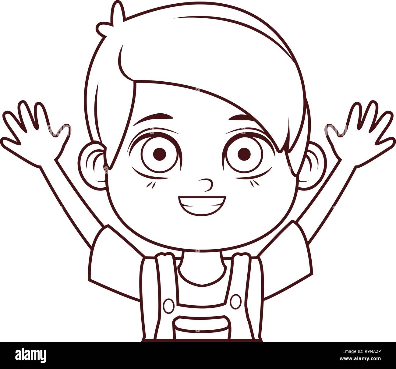 cute child cartoon Stock Vector Image & Art - Alamy