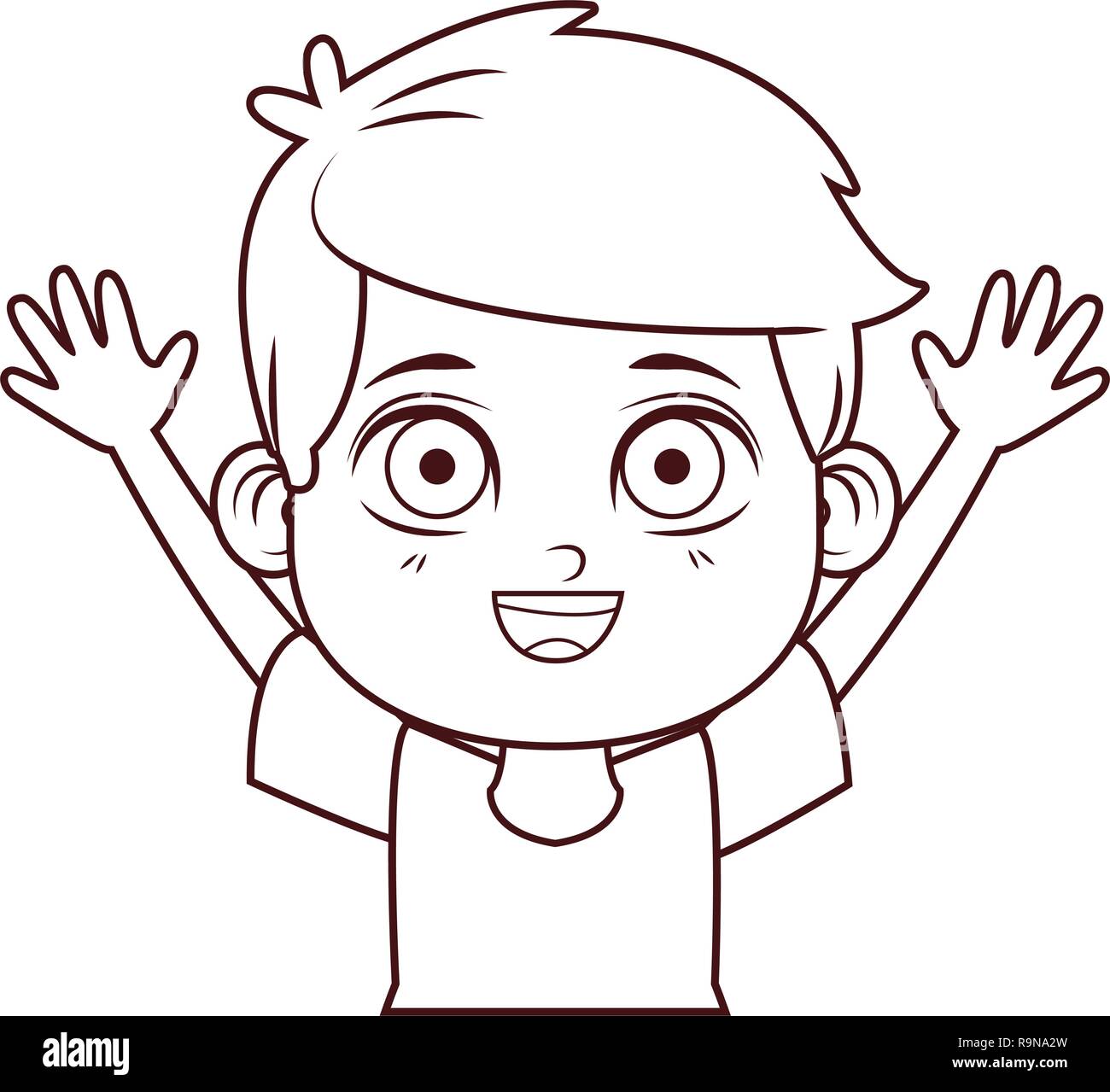 cute child cartoon Stock Vector Image & Art - Alamy
