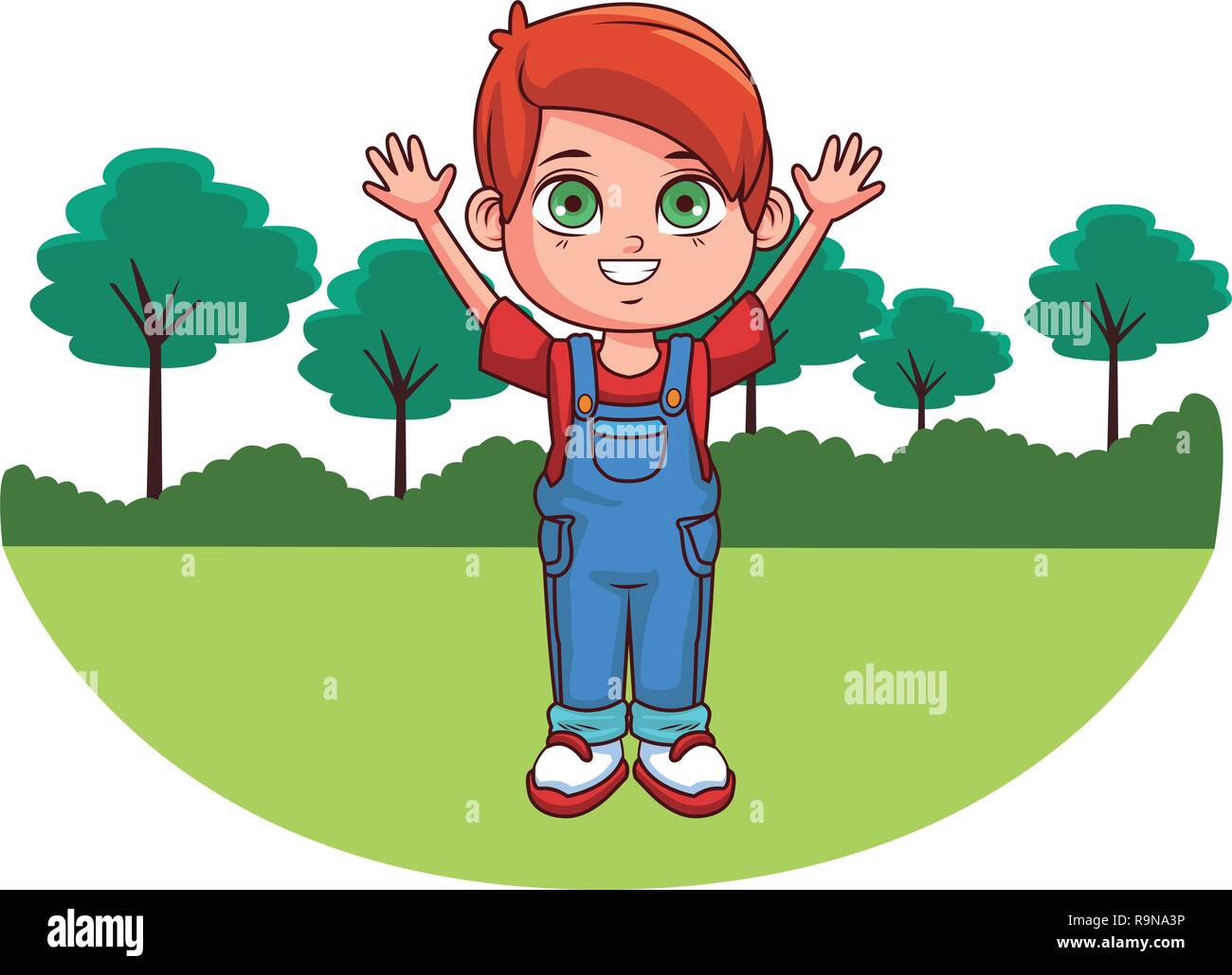 cute child cartoon Stock Vector Image & Art - Alamy