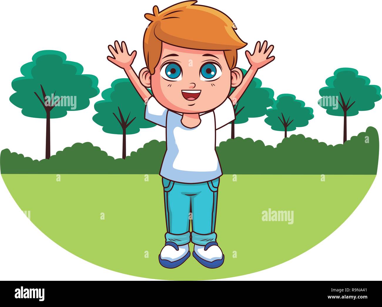 cute child cartoon Stock Vector Image & Art - Alamy