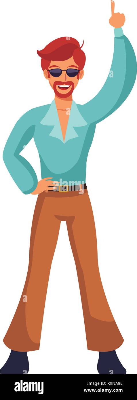 Disco man cartoon Stock Vector Image & Art - Alamy