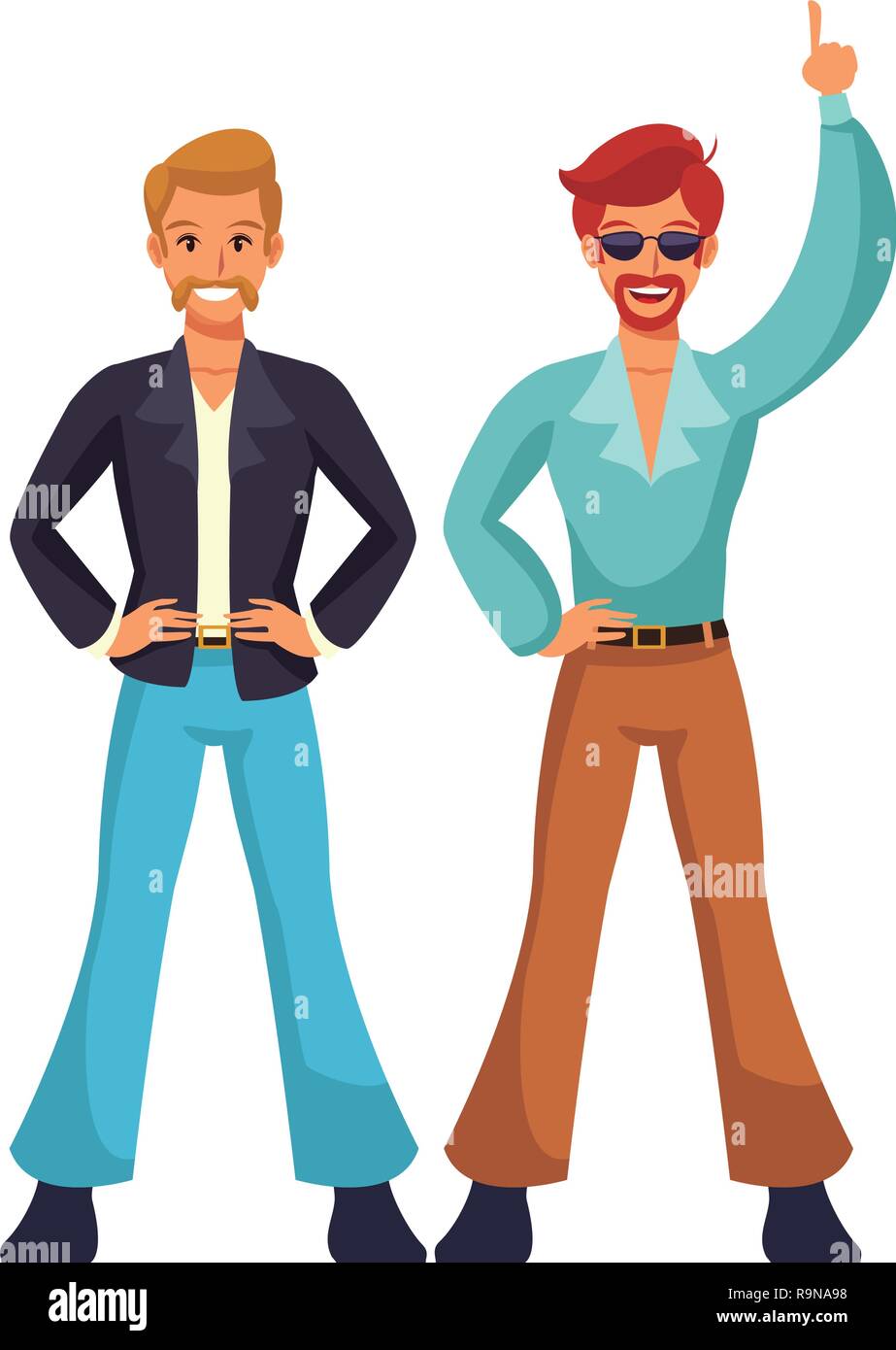 Disco people cartoon Stock Vector Image & Art - Alamy