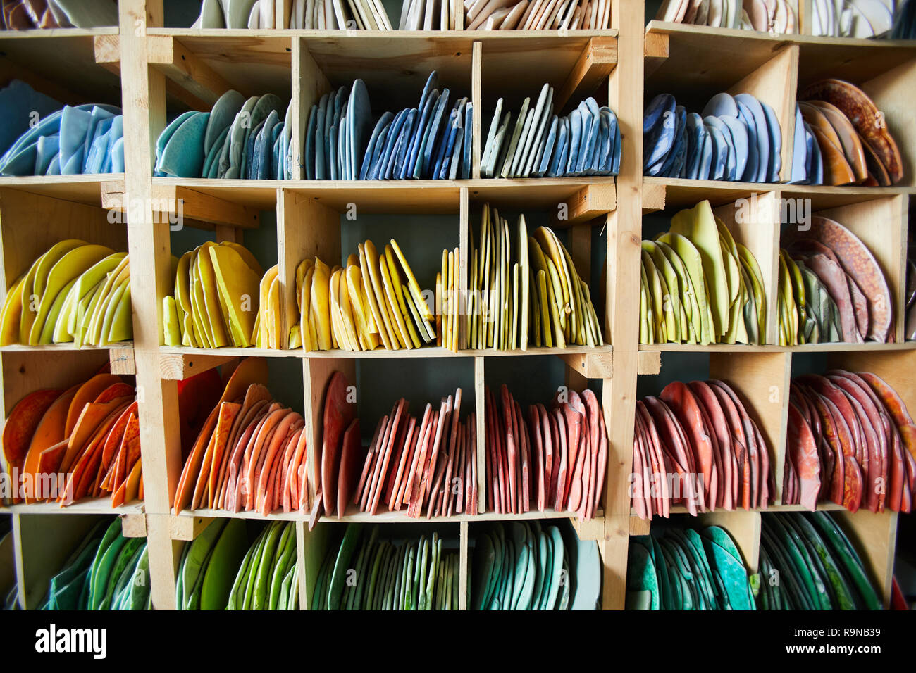 Patterns on shelves Stock Photo - Alamy