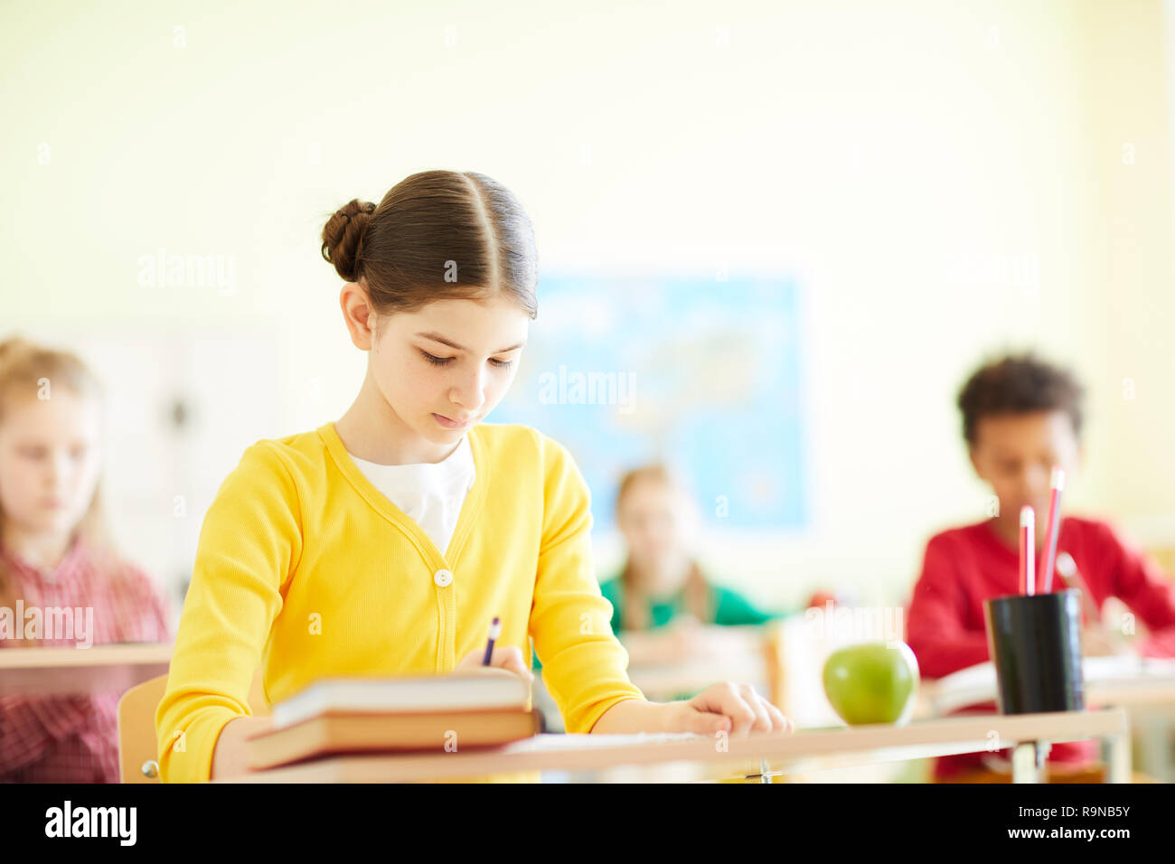 Kid passing by hi-res stock photography and images - Alamy