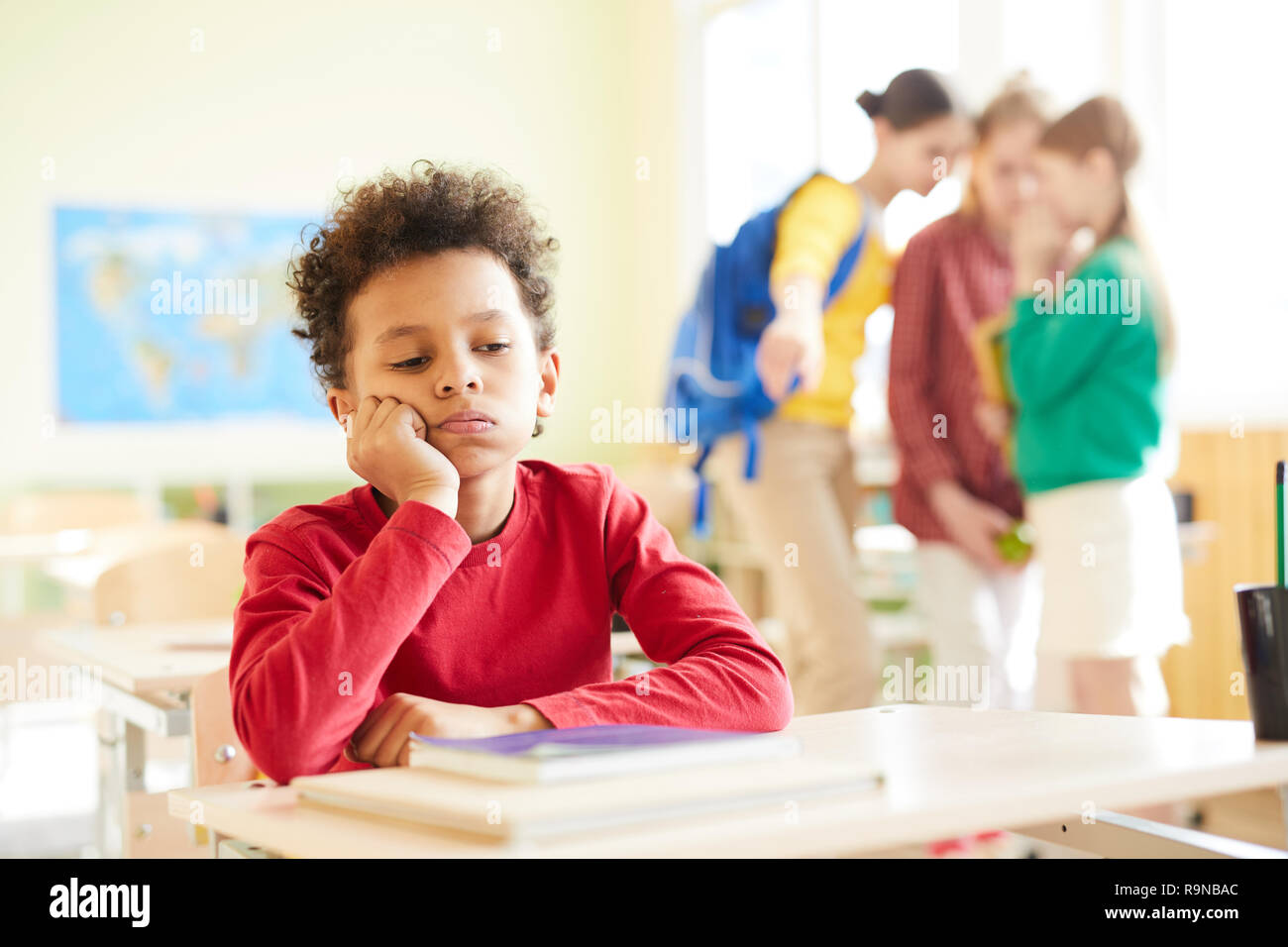 Angry kid bullying gossip hi-res stock photography and images - Alamy