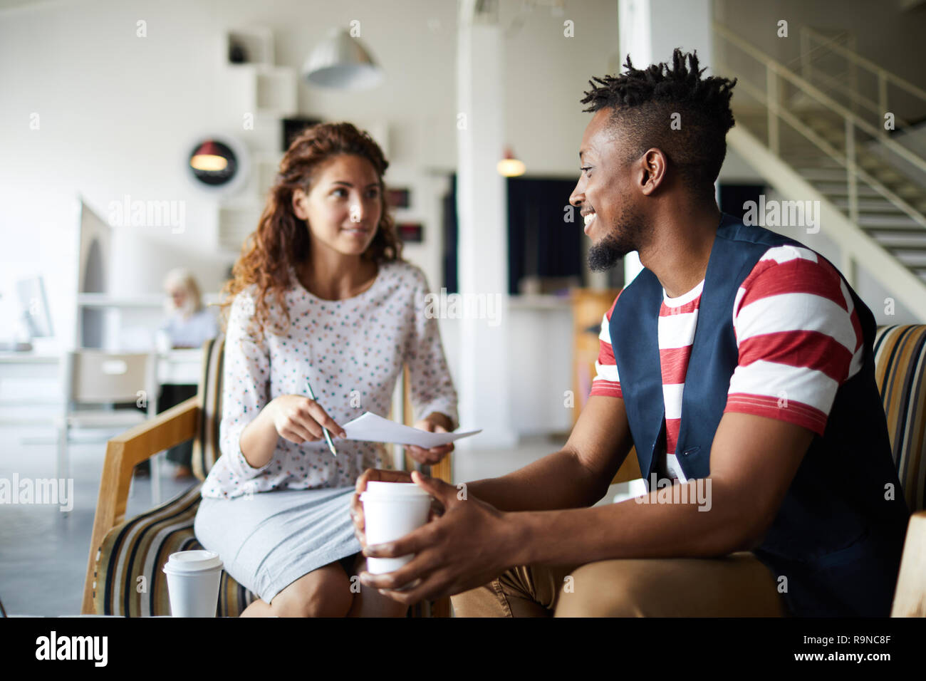 Man at job interview Stock Photo - Alamy