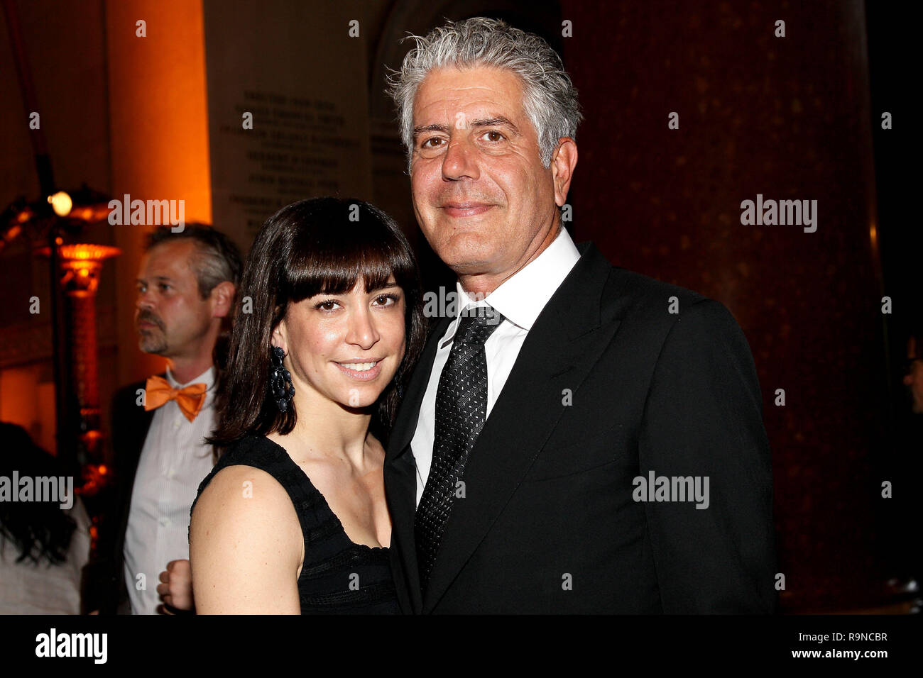 New York, NY / USA - May 15, 2012: Anthony Bourdain, Ottavia Busia at ...