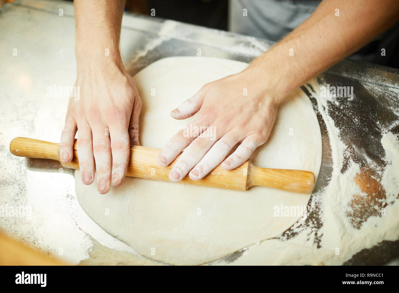 Flour tortilla rolling restaurant hi-res stock photography and images ...
