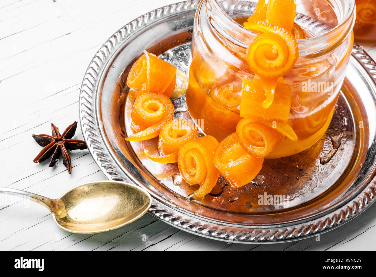 Orange peel jam hi-res stock photography and images - Alamy